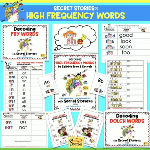Decoding Sight Words with Phonics Secrets for Reading - Part 1 | Secre ...